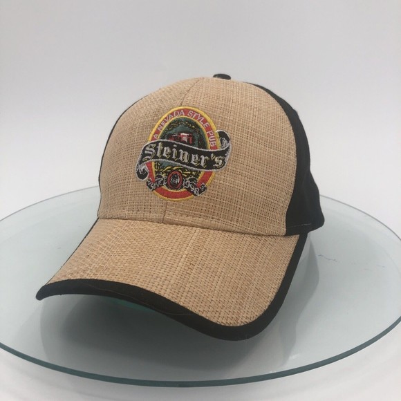 Accessories | Steiners Nevada Style Pub Mens Hat Woven Straw Panel Cap ...